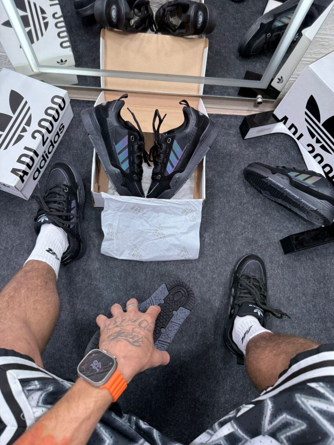 Tênis Adidas 2000 Preto Atacado