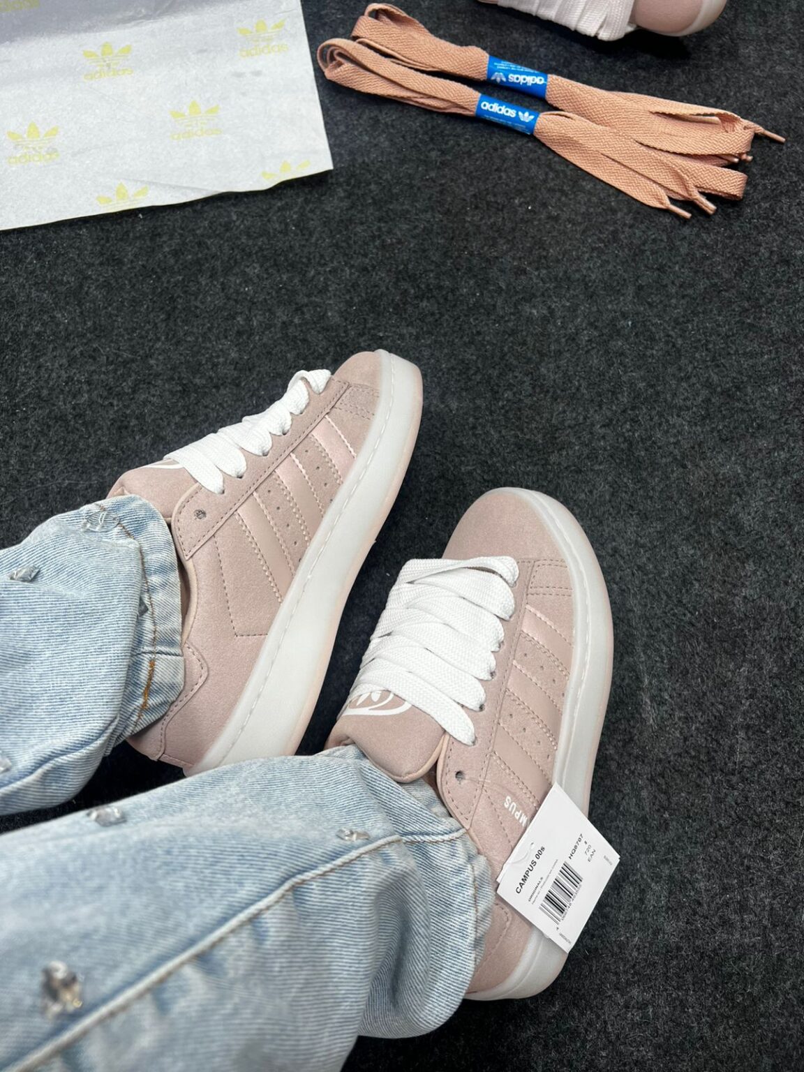 Adidas Campus Luxo Rosa Claro