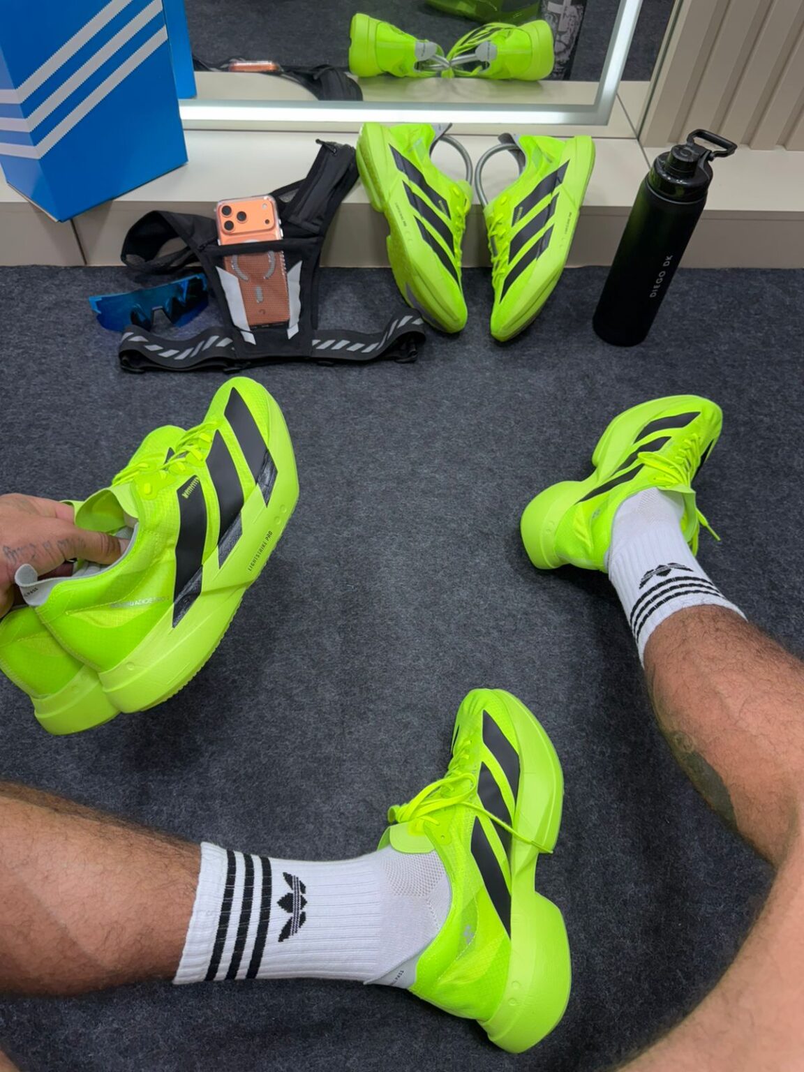 Adidas Adizero Verde Neon E Preto